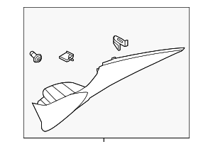 85860-M7000WK - Upper Quarter Trim 2019-2024 Kia Forte | Kia.Parts Store