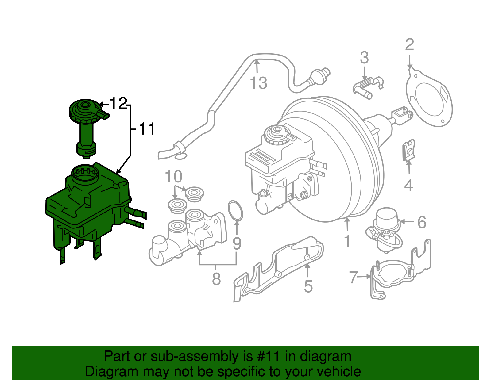 34-31-2-282-958 - 2004-2010 BMW - Master Cylinder Reservoir | Buy BMW ...