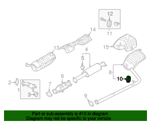 28780-3R000 - Muffler & Pipe Hanger 2011-2020 Hyundai | AutoNation Parts