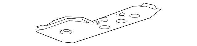 2016-2023 Chevrolet Camaro Passenger Side Underbody Front Air Deflector ...