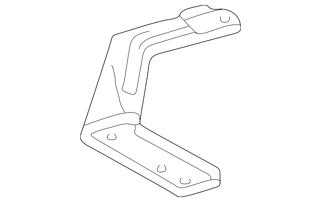 2002-2006 Toyota Camry Lower Resonator Bracket 17119-28040 | Toyota ...