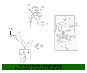 90080-11578 - Inlet Duct Screw - 2002-2006 Toyota Camry | OEM Genuine ...