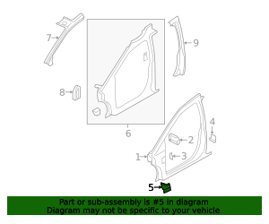 2008-2020 Mopar Lower Bracket - Passenger Side (RH) 4894896AA ...