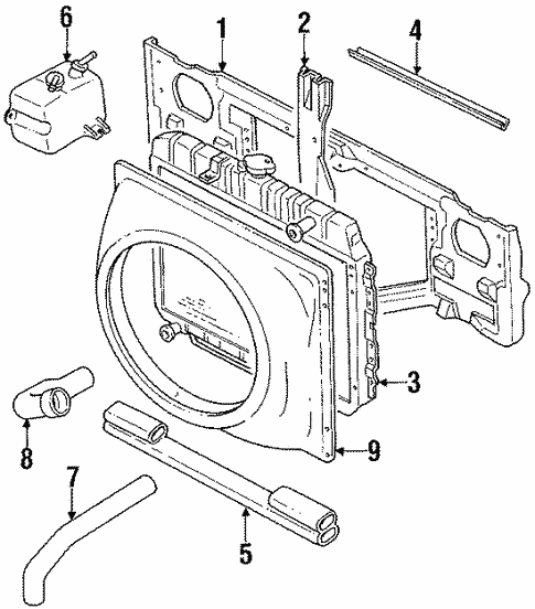 Radiator & Components for 1995 Isuzu Pickup | Isuzu Parts Center