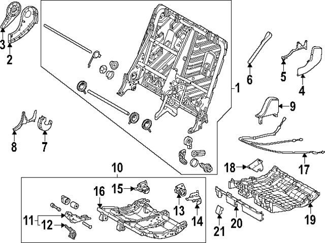 2023-2024 Toyota Sequoia Lock Assembly 72650-0C090 | Toyota Parts Center