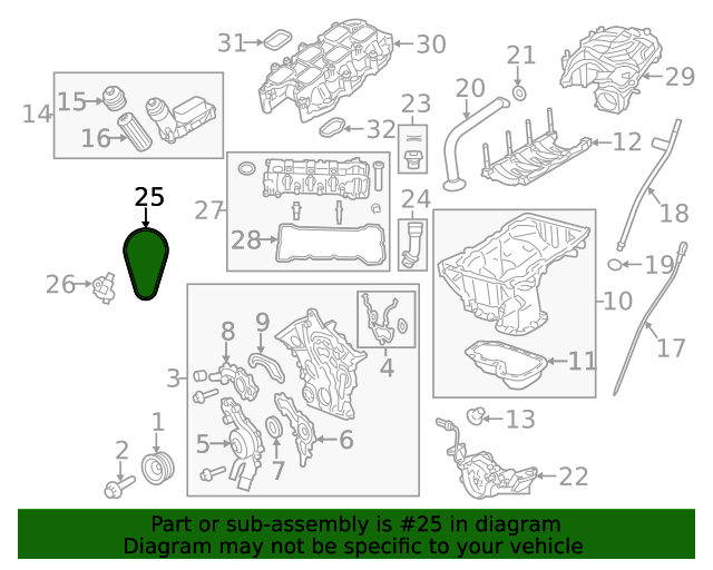 2016-2021 Mopar Timing Chain 5047907AA | TascaParts.com