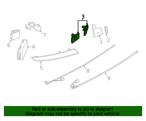51777488288 - 2018-2021 BMW X3 Mount Kit (51-77-7-488-288) | BMW of ...