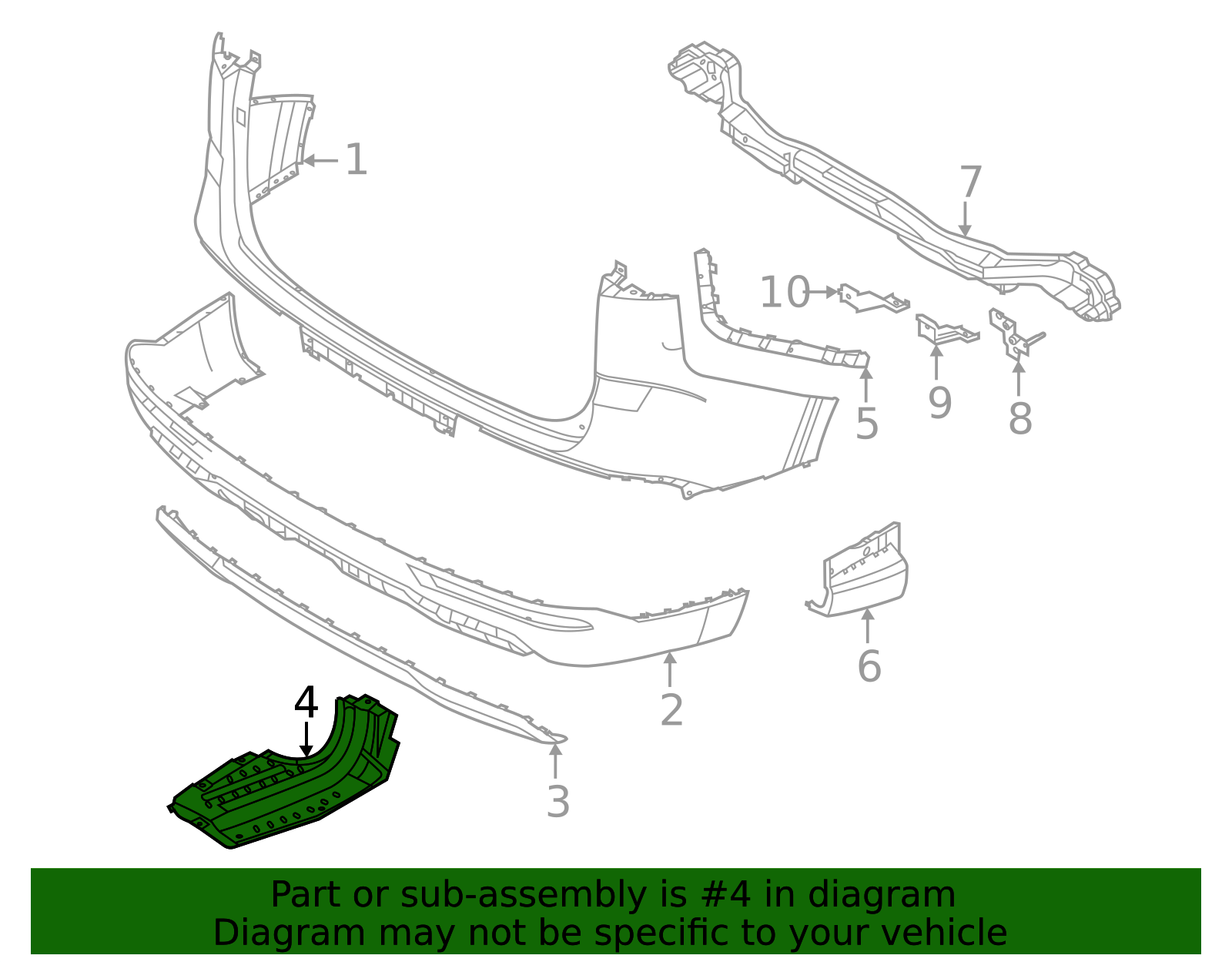 86675-R0000 - Bumper Splash Shield 2022-2025 Kia Carnival | Kia.Parts Store