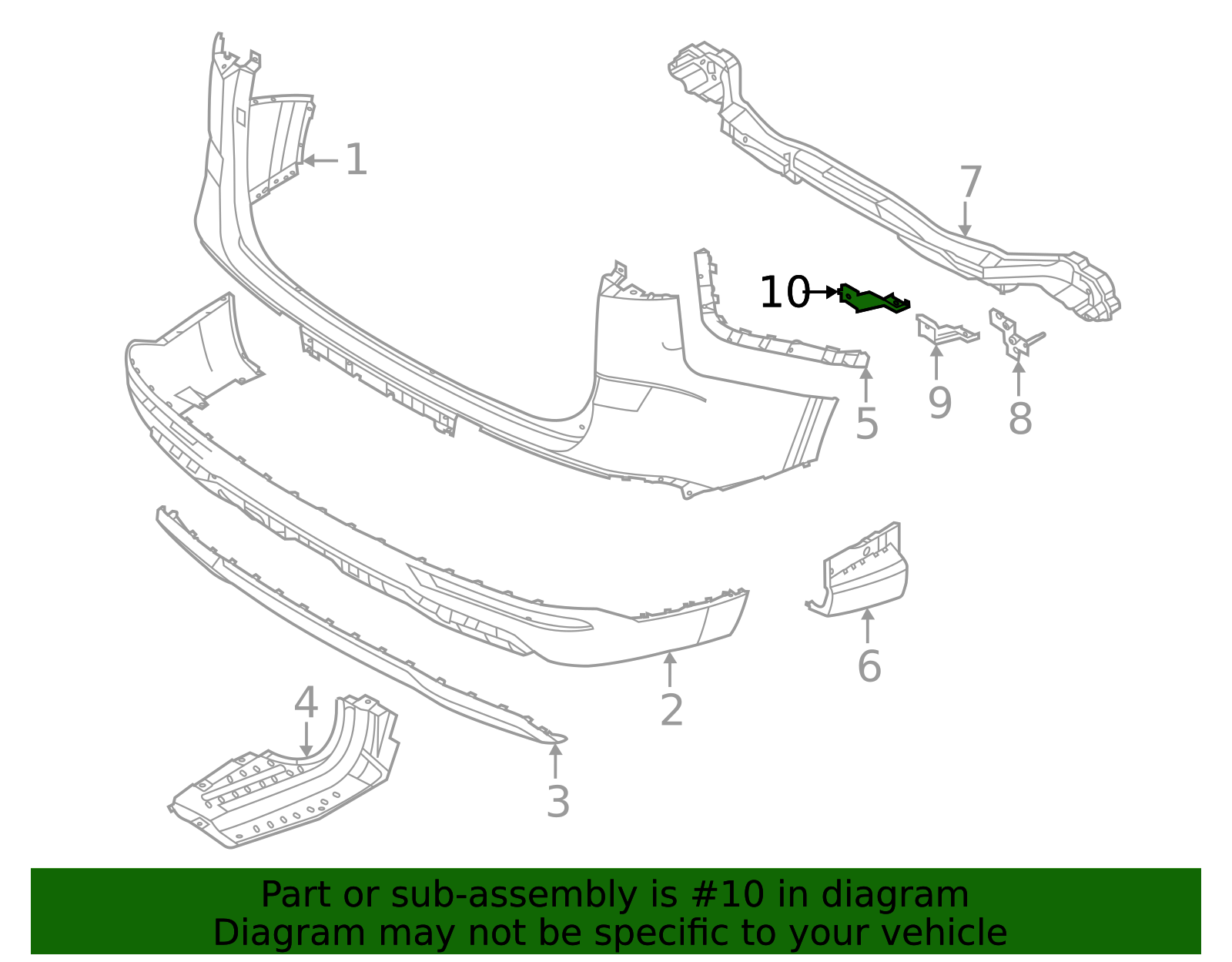 2022-2024 Kia Carnival Inner Bracket 86680-R0000 | TascaParts.com