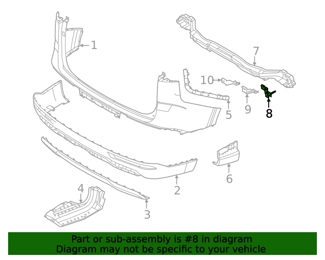 86641-R0000 - Mount Plate 2022-2023 Kia Carnival | Kia.Parts Store
