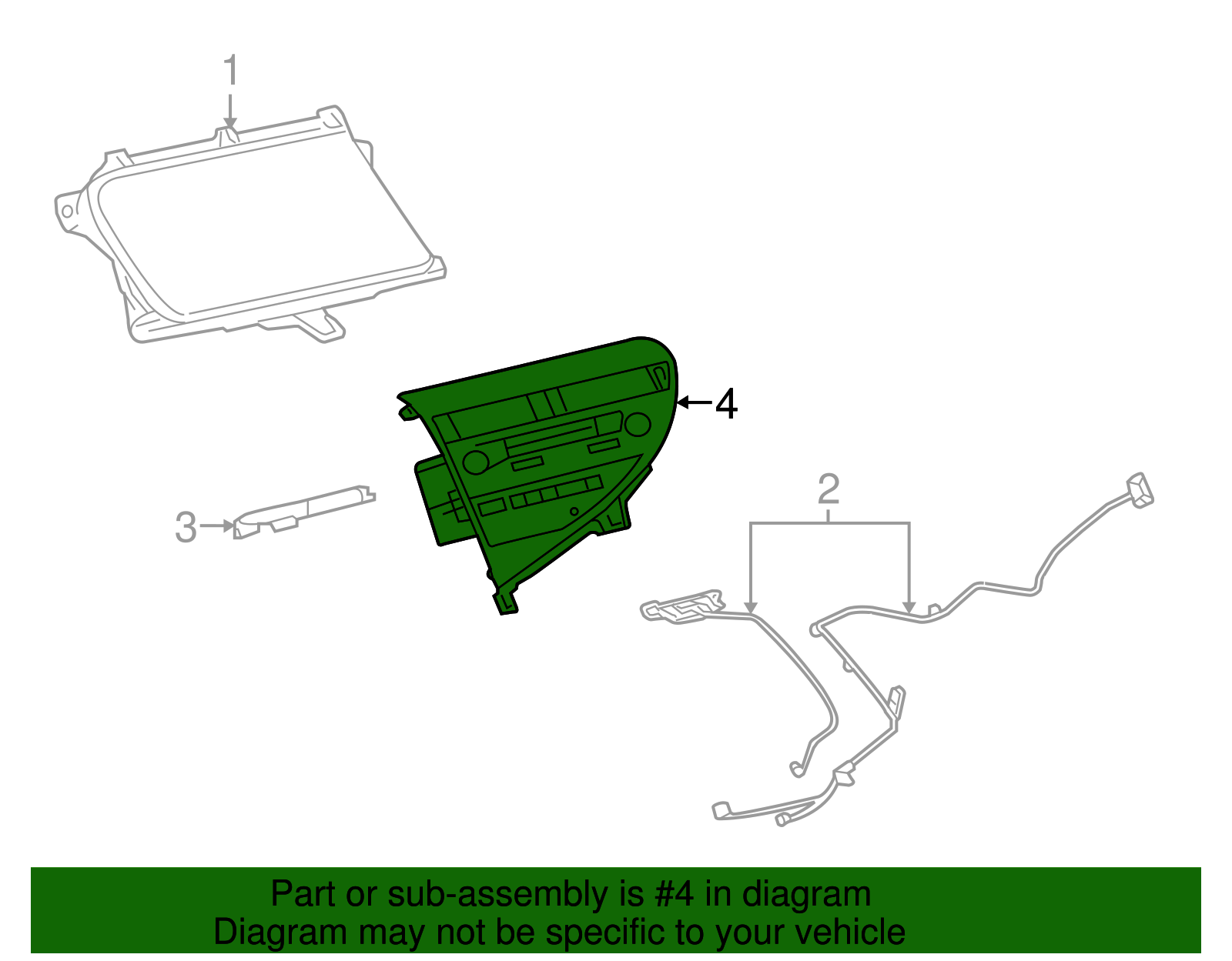 86804-0E060 - Cover For 2013 Lexus RX450h | Lexus OE Parts
