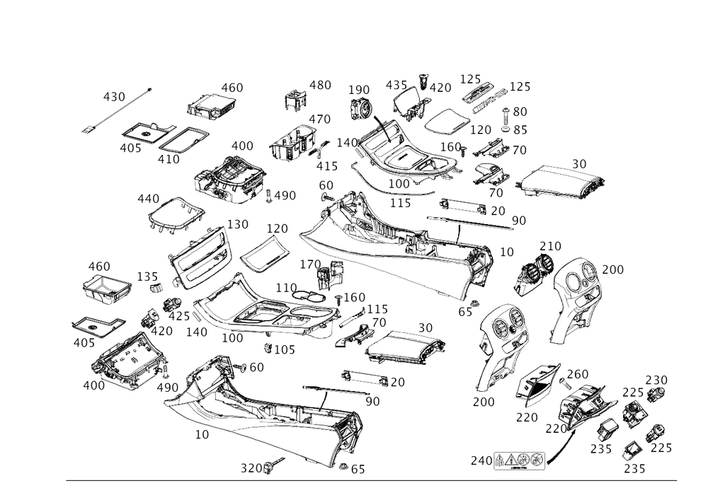 213-810-08-15 - Trim Molding 1995-2025 Mercedes-Benz | Mercedes-Benz ...
