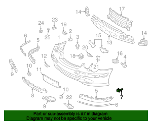 1993-2006 Mercedes-Benz Rocker Molding Screw 201-990-05-36 | MB OEM Parts
