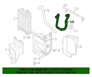 2019-2023 Audi TT Quattro Radiator Coolant Hose 5Q0-122-101-GS | Audi ...