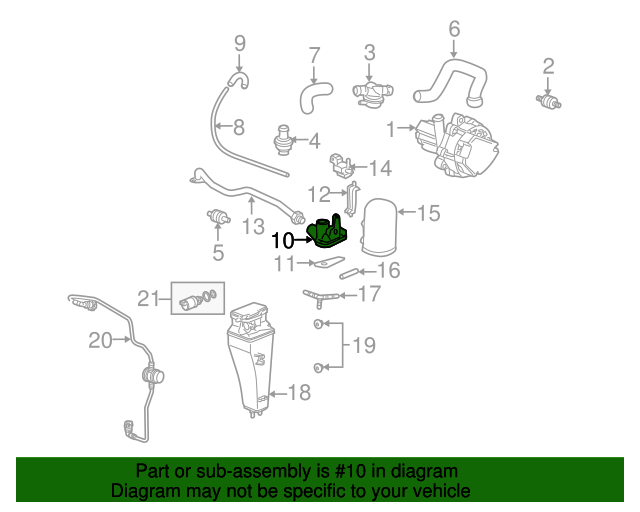 2000-2004 Porsche Boxster Secondary Air Injection Pump Hose Adapter 996 ...