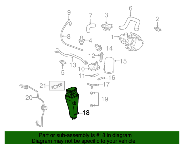 1997-2008 Porsche Vapor Canister 996-201-221-03 | OEM Porsche