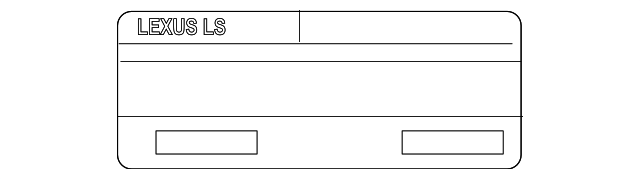 11298-31N31 - 2023 Lexus - Emission Label | My L Parts