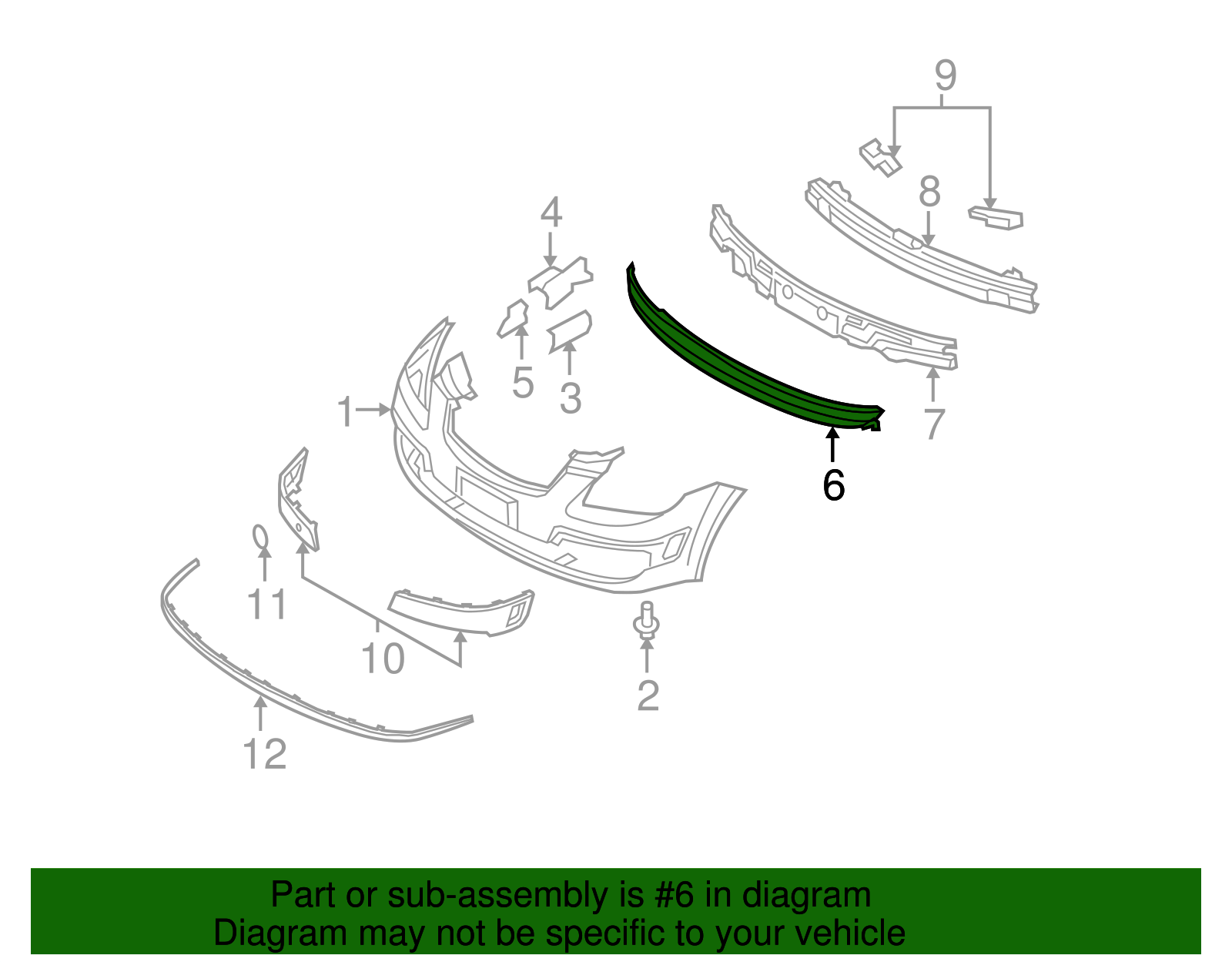 86522-1G000 - Grille 2006-2009 Kia | Kia.Parts Store