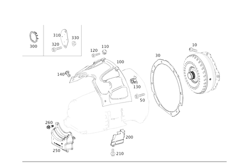 Attached Parts for Transmission, Oil Filler Pipe for 2021 Mercedes-Benz ...