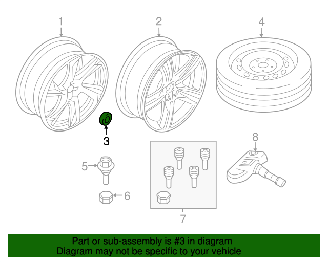 32207757 - Wheel, Alloy 2023-2024 Volvo XC90 | My Swedish Parts