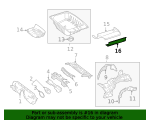 2015-2023 Mercedes-Benz Outer Side Panel 205-610-85-01 | MB OEM Parts