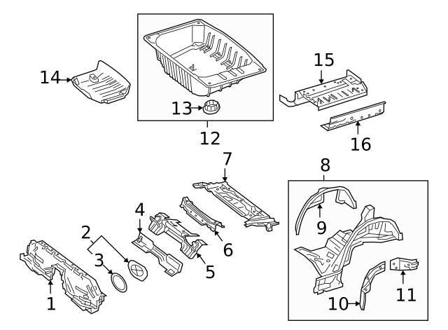 205-610-32-01 - Rear Extension 2015-2020 Mercedes-Benz | Mercedes-Benz ...