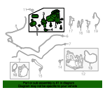 Genuine OEM Oil/Air Separator Part# LR025615 Fits 2012-2017 Land Rover ...