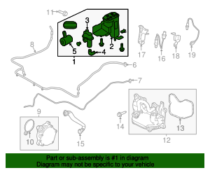 2012-2017 Land Rover Oil/Air Separator LR025615 | OEM Parts Online