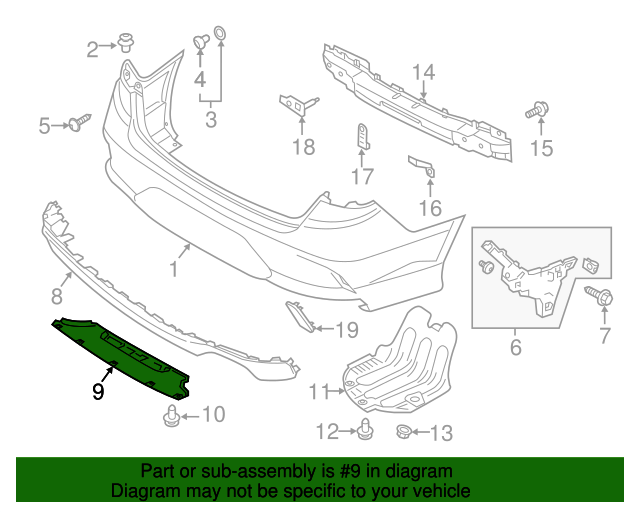 2018-2019 Hyundai Sonata Lower Shield 86697-C2700 | OEM Parts Online