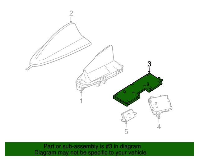 65209130155 - 2008-2014 BMW X6 Amplifier (65-20-9-130-155) | BMW of ...