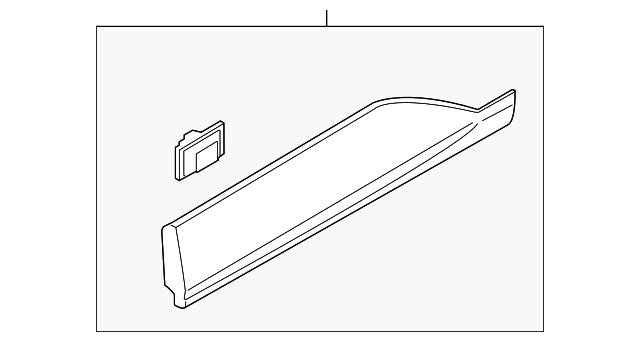 2020-2022 Hyundai Venue Side Molding 87731-K2000-CA | QuirkParts