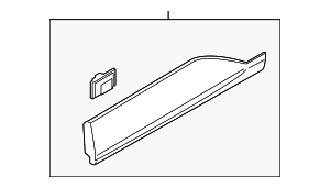 2020-2023 Hyundai Venue Side Molding 87732-K2000-CA | OEM Parts Online