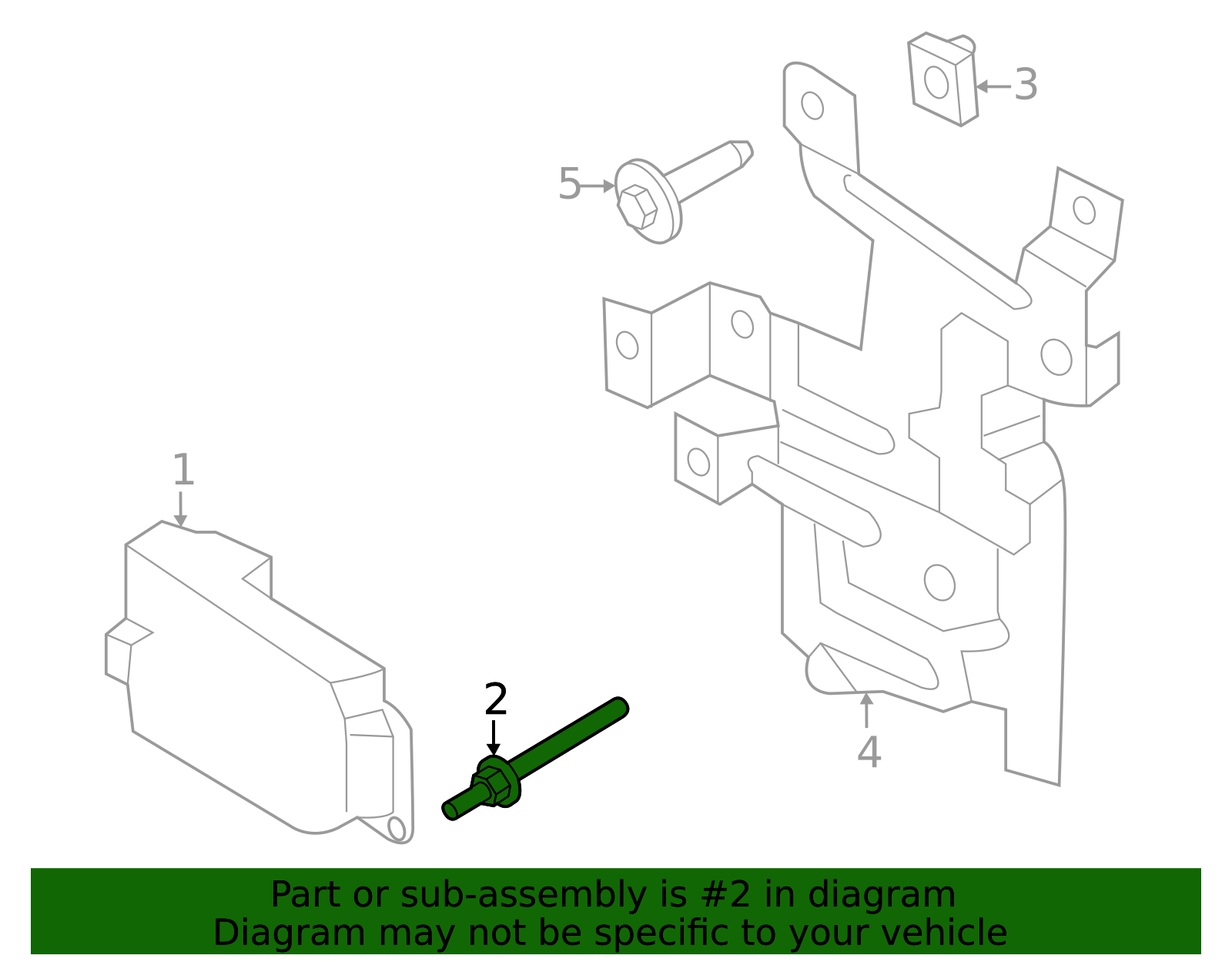 2015-2025 Ford Distance Sensor Mount Stud W717468-S439 | Varsity Ford