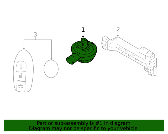 2019-2024 Nissan Warning Buzzer 25641-6CA0A | OEM Parts Online
