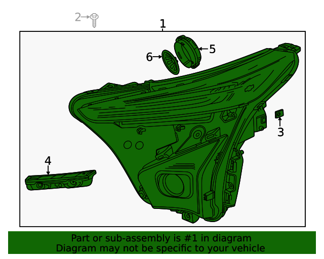 2022-2023 Chevrolet Bolt EUV Composite Assembly 42788714 | OEM GM Parts