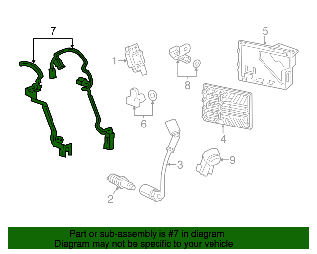 2015-2020 GM Wire 12681015 GM | GMPartsDirect.com