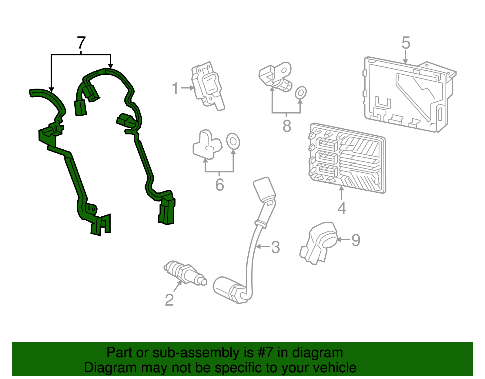2015-2020 GM Oil Pump Flow Control Solenoid Valve Wire 12681015 | OEM ...