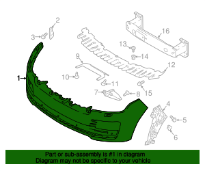 Genuine OEM Bumper Cover Part# LR098377 Fits 2018-2022 Land Rover Range ...