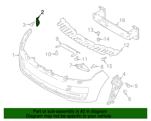 Genuine OEM Upper Bracket Part# LR116778 Fits 2018-2019 Land Rover ...