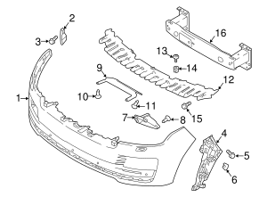 2018-2022 Land Rover Range Rover Bumper Cover LR098663 | JaguarParts.com