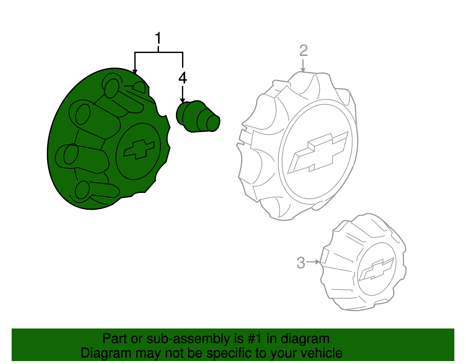 22781441 - OEM GM CAP GMPartsCenter.net | GM Parts Center
