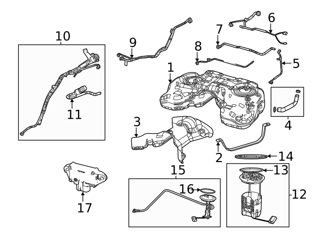 2021-2023 Jeep Fuel Pump And Sender Assembly 68541368AC | TascaParts.com