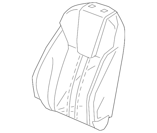 2019-2022 Honda Insight Seat Back Cover 81125-TXM-A01ZB | Genuine Honda ...