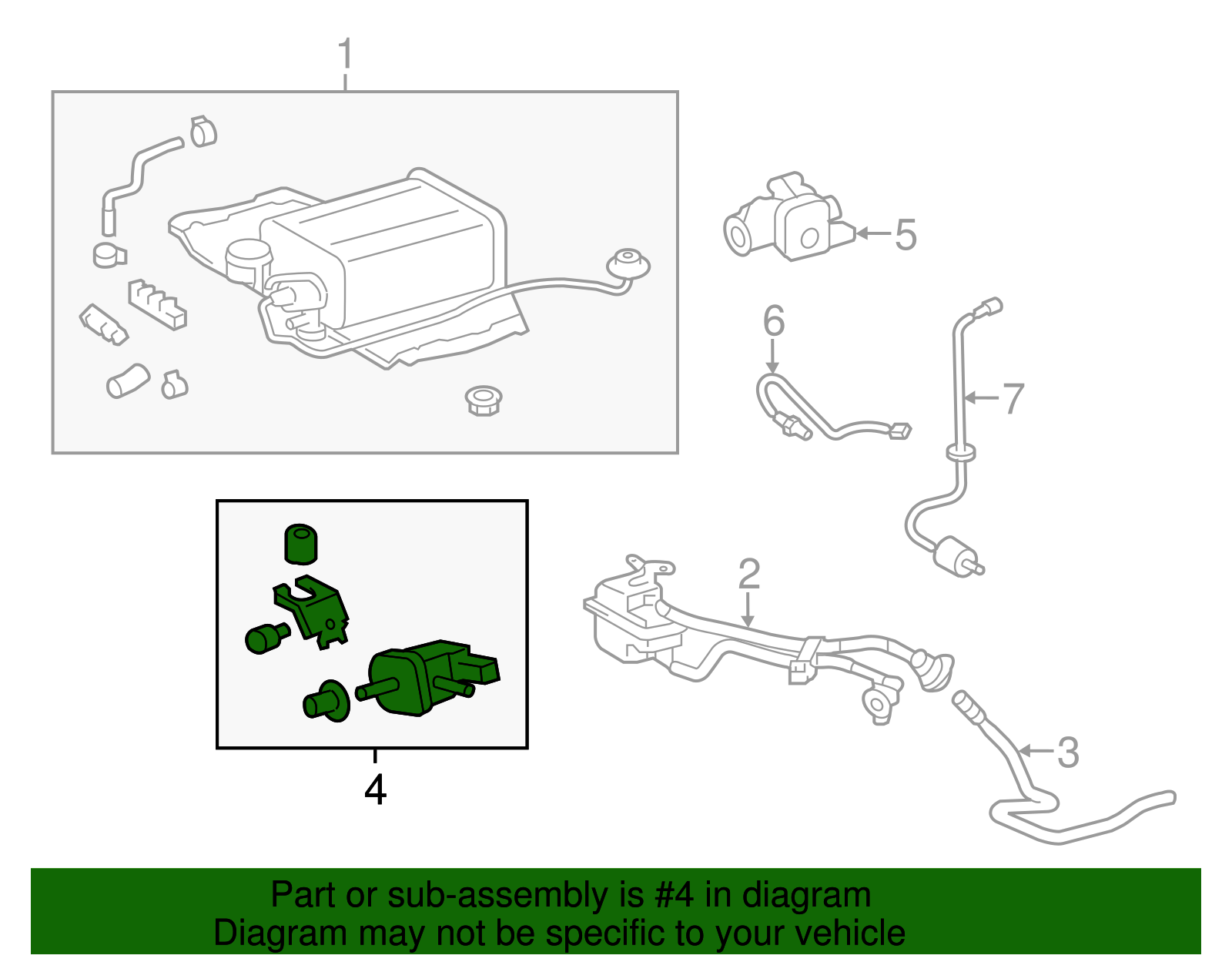 25860-38030 - Vacuum Valve - 2007-2020 Lexus | My L Parts