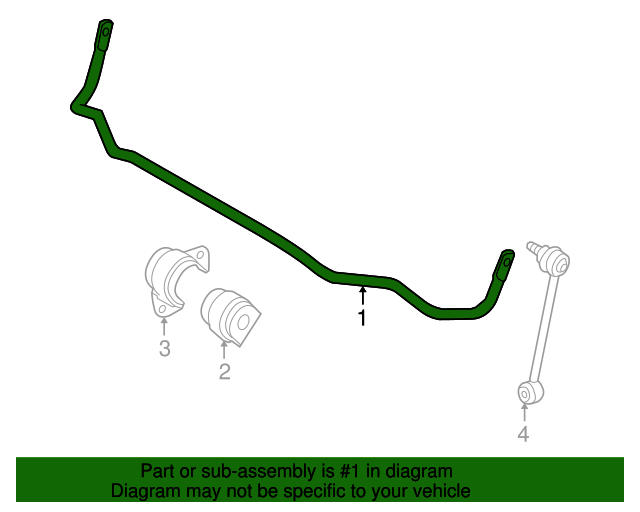 Genuine BMW 33-55-6-764-423 | Stabilizer Bar | FREE Shipping on Most ...