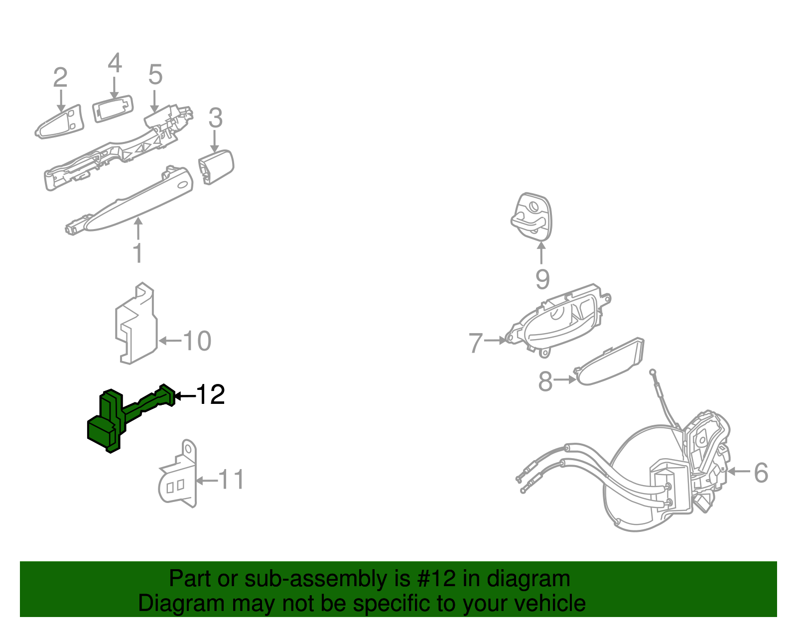 2016-2023 Nissan Maxima Door Check 82430-4RA0A | Pearson Nissan of ...