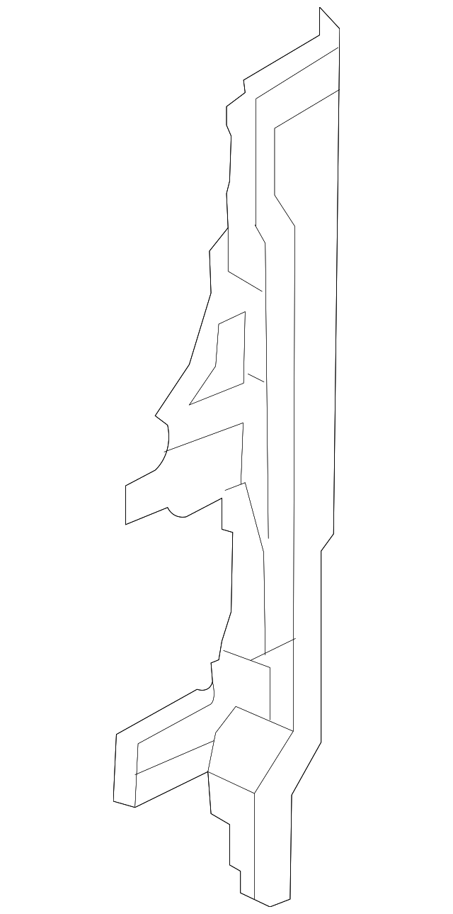 29134-P4000 - Radiator Support Air Deflector 2021-2023 Kia Sorento ...