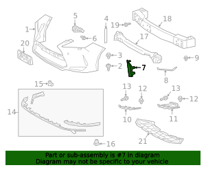 2020-2021 Lexus Outer Grille 53128-0E050 | Lexus of Pembroke Pines Parts