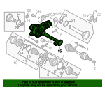 2013-2014 Porsche Cayenne Differential 958-349-011-NX | Gaudin Porsche ...