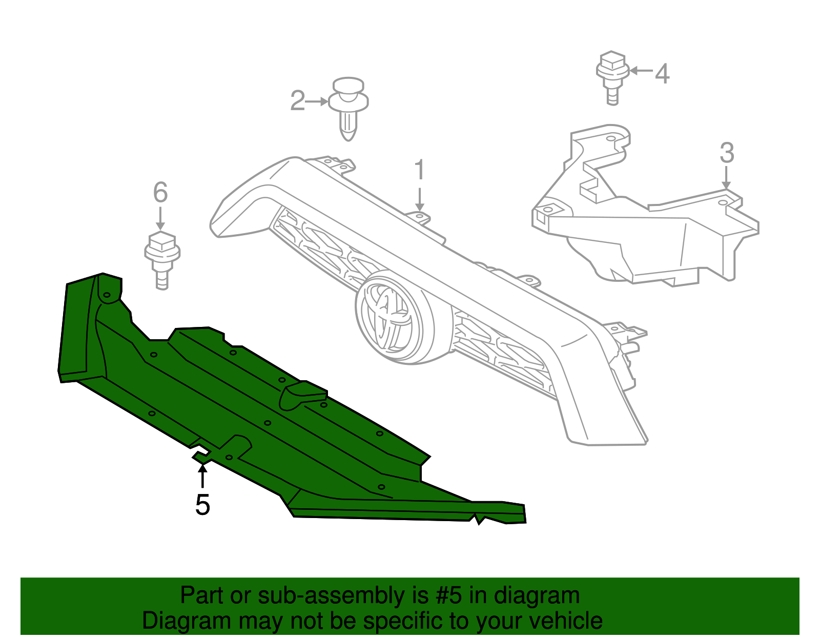 Genuine Toyota Sight Shield part# 53292-35031 for 2010-2024 Toyota ...